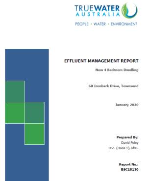 Effluent Management Report | True Water