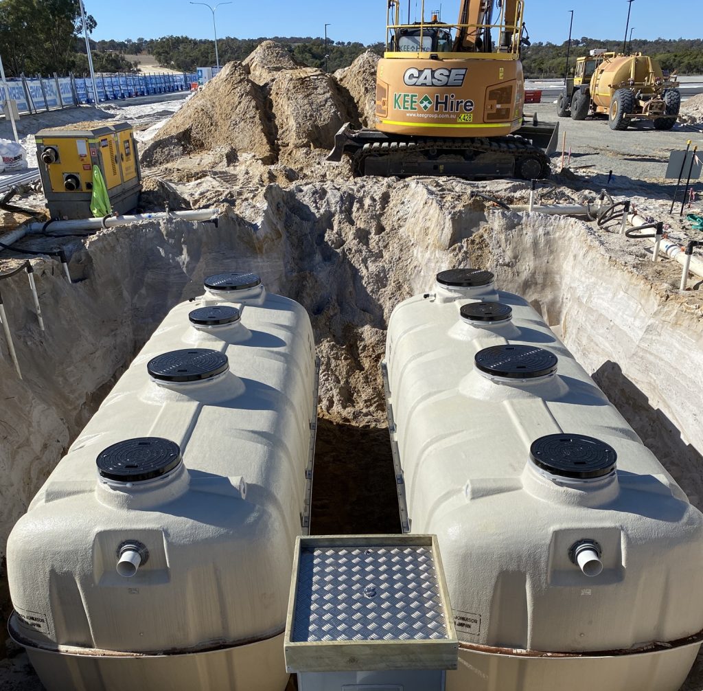Wastewater System for Largest Truck Stop in WA at Muchea