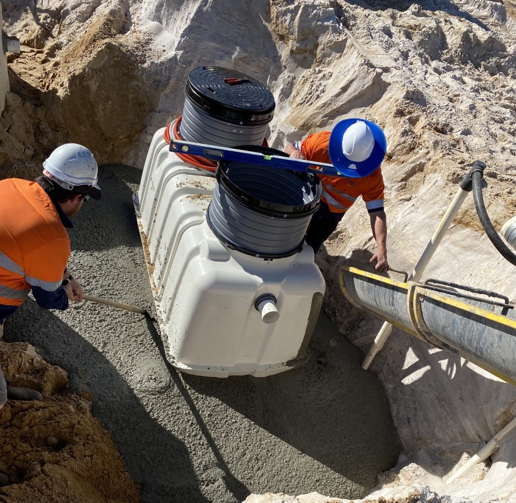 Wastewater System for Largest Truck Stop in WA at Muchea