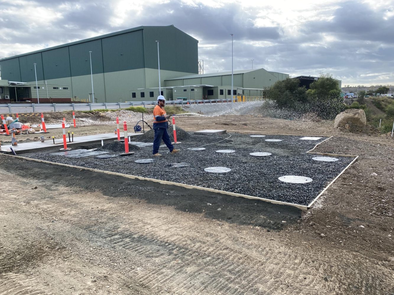 Manufactured sewage treatment plant part of wastewater solution