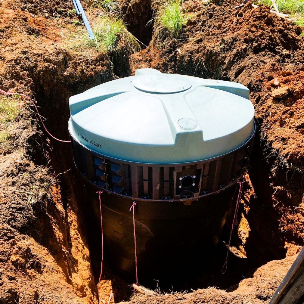 Primary wastewater treatment for a new home on acreage property