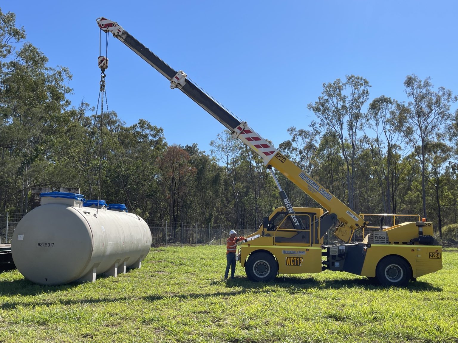 Kubota membrane sewage treatment technology for Yarwun